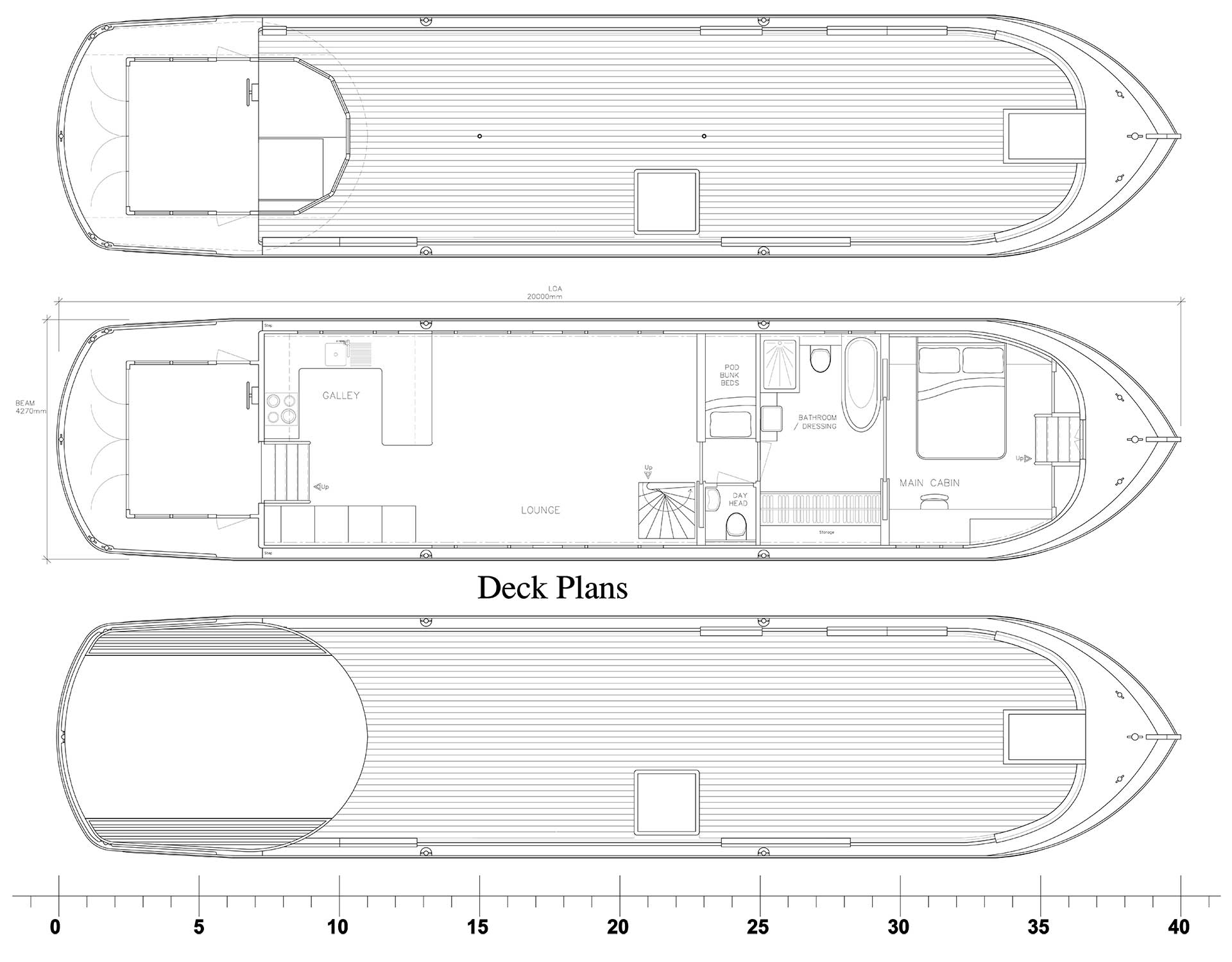 Boat Specification - Bespoke Dutch Barges - Richmond